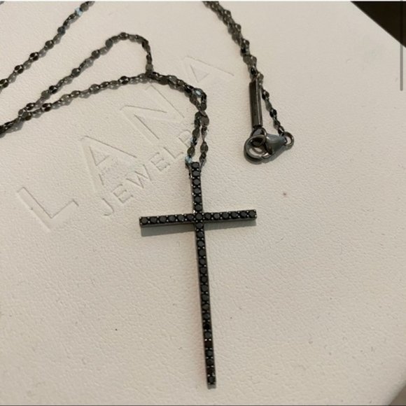 Lana Jewelry | Jewelry | Lana Jewelry Reckless Blk Diamond Cross ...